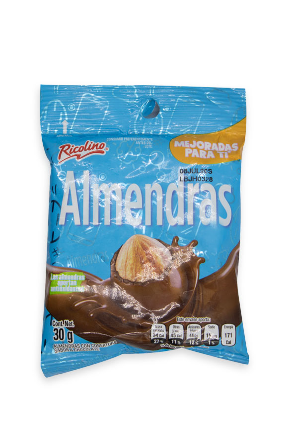 Mercado San Juan - Almendras Ricolino Cobertura Sabor Chocolate Sin ...