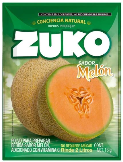Mercado San Juan - Bebida En Polvo Zuko Melon 15G