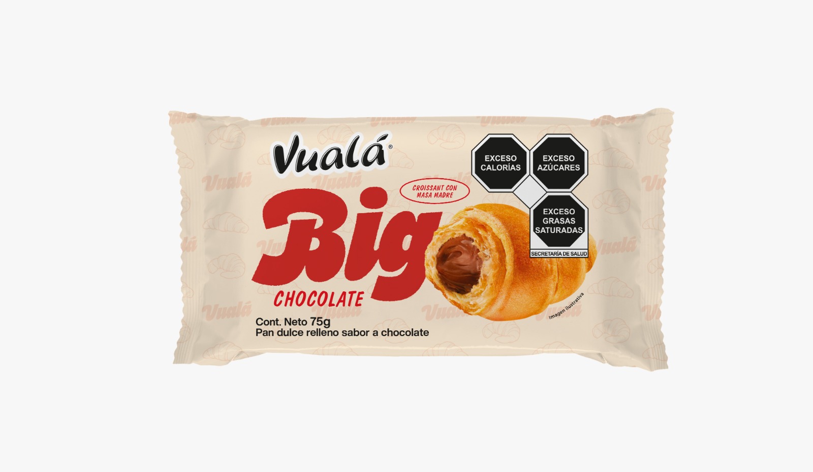 Mercado San Juan - Cuernito Vuala Big Chocolate 75G Pieza