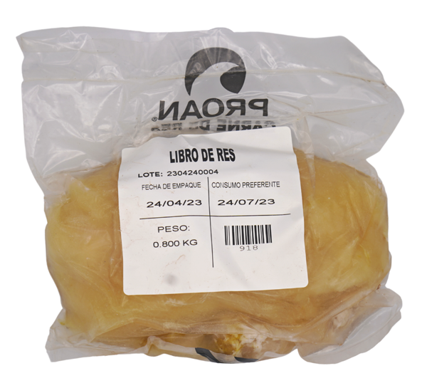 Mercado San Juan - Libro Proan De Res 800G Pieza