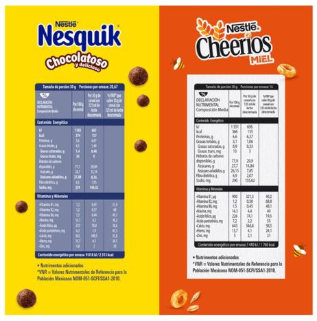 Mercado San Juan - CEREAL NESTLE CHEERIOS-NESQUICK 480+620G Pieza